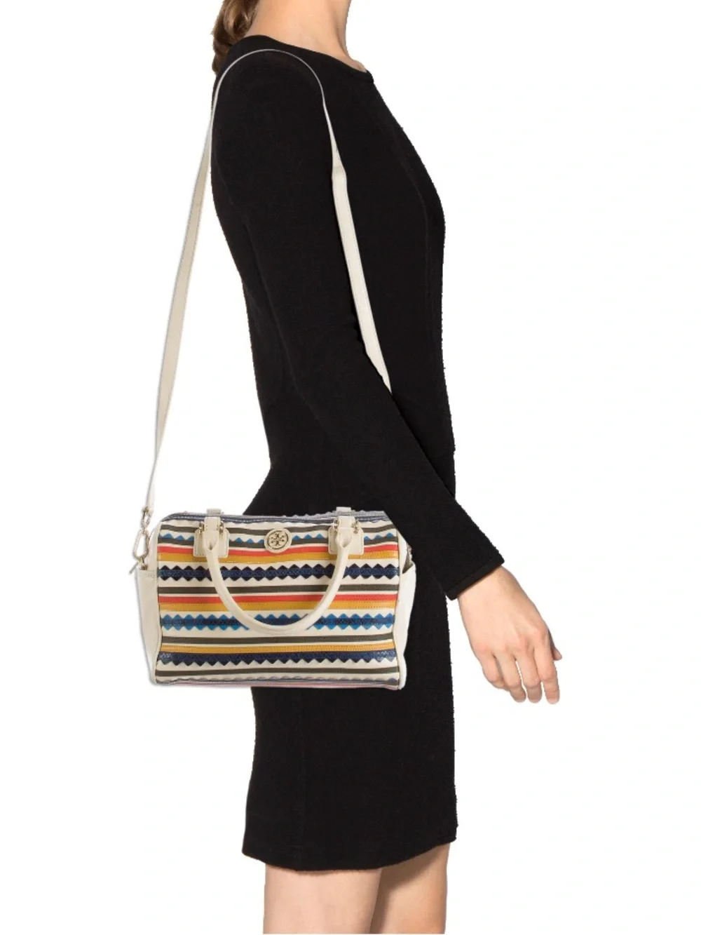 Tory Burch | Bags | Tory Burch Zig Zag Middy Handbag Satchel | Poshmark